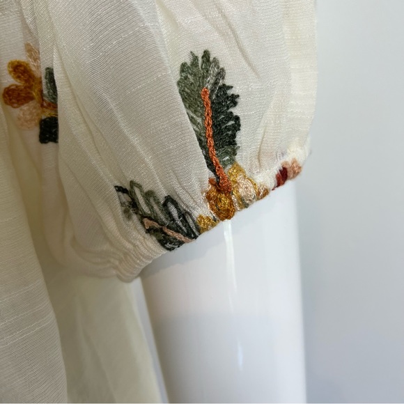 fig and flower | Tops | Anthropologie Fig And Flower 34 Sleeve Floral ...